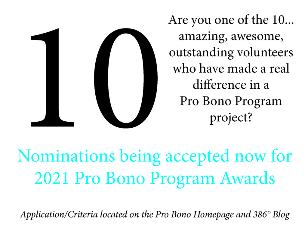 Pro Bono Awards | Pro Bono Program